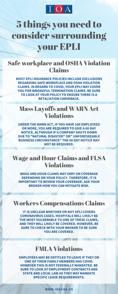 Before you can bring employees back you need an updated EPLI ...